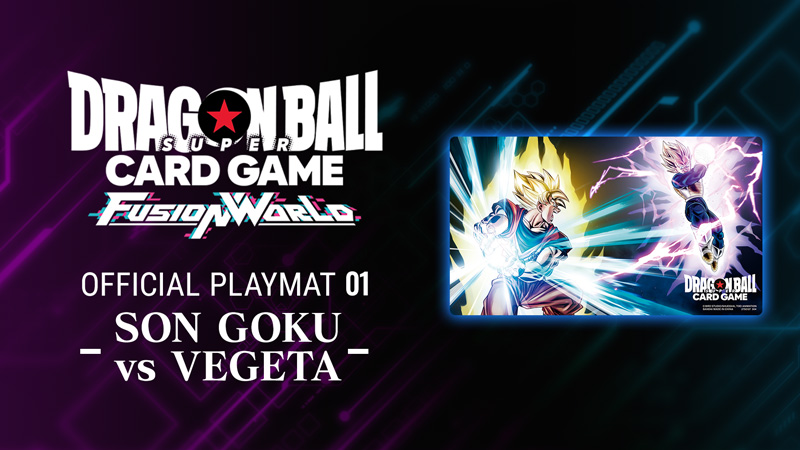 Dragon Ball Super TCG: Fusion World – Official Playmat 01 (Son Goku Vs ...